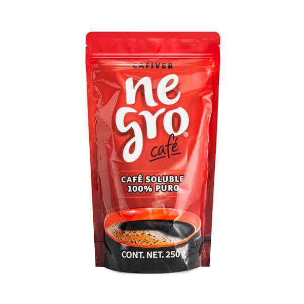 Negro Café de 250g en Doypack – Tienda Online Cafiver
